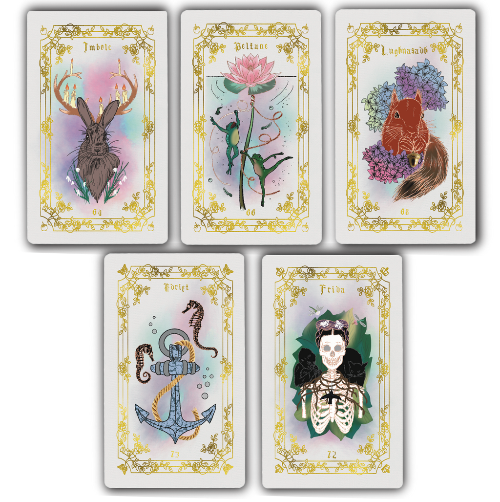 White Mini Card Pack Ships Jan/Feb – The Embroidered Forest